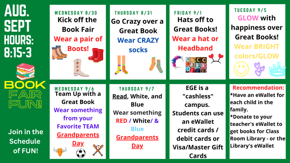 Book Fair Fun | Elm Grove Elementary School