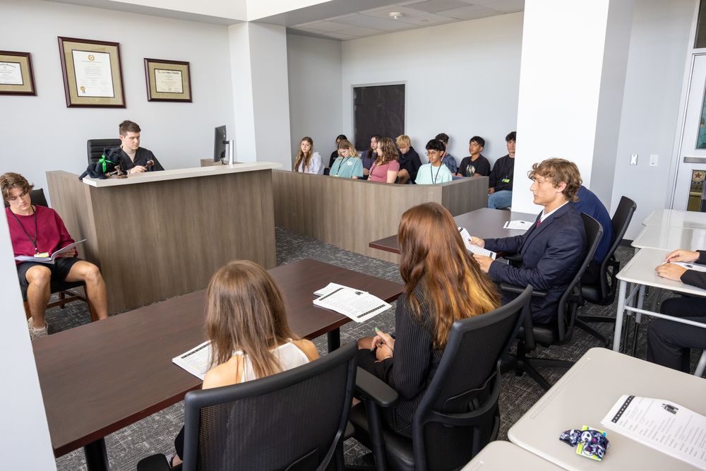 Kingwood Park unveils new Mock Courtroom as part of CTE Campus ...