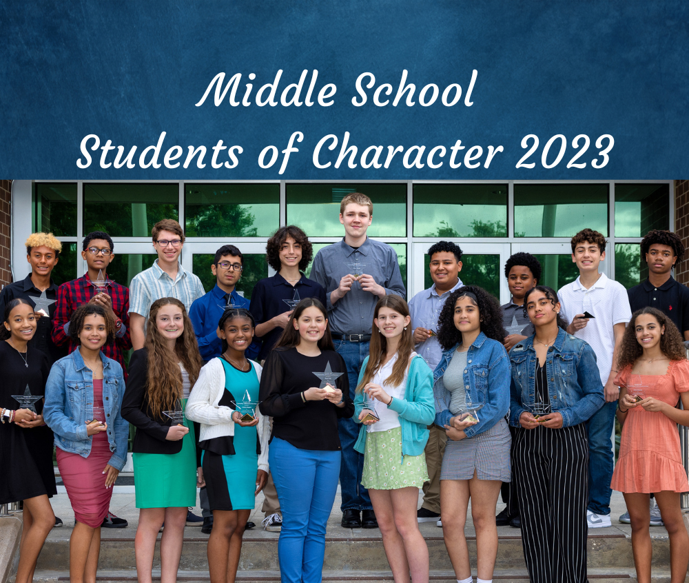 2023 Middle School Students of Character | Humble Middle School