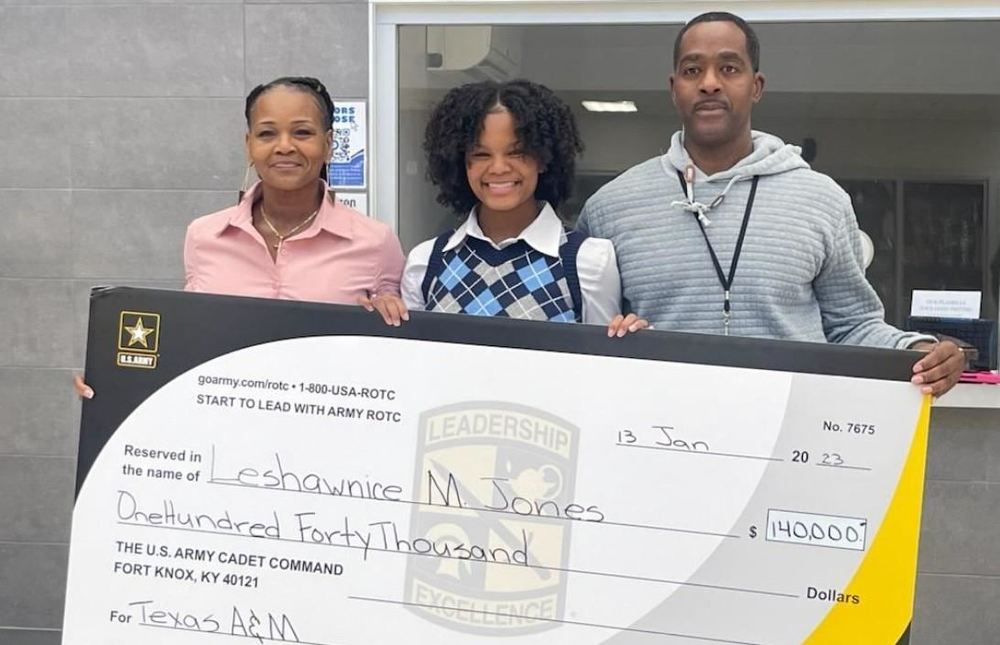 Humble High School senior awarded $140,000 Army ROTC National ...