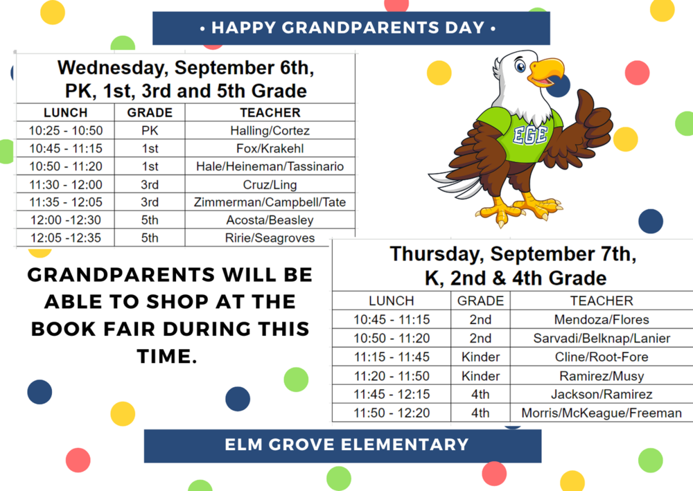 Grandparents Day | Elm Grove Elementary School