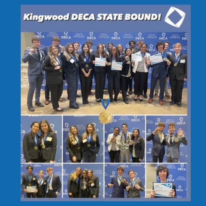DECA Excels in their first year back! | Kingwood High School